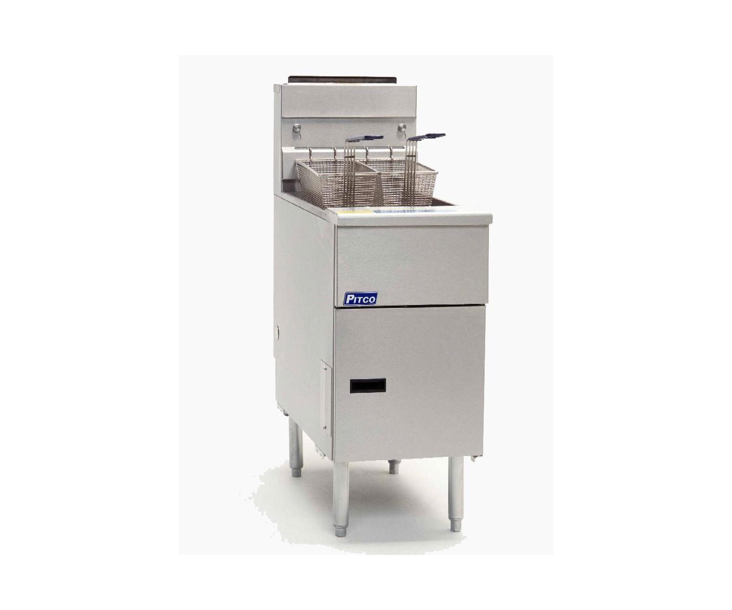 Friteuse à gaz - Gaz naturel - H 117 x 40 x 88 CM - Version belge ...