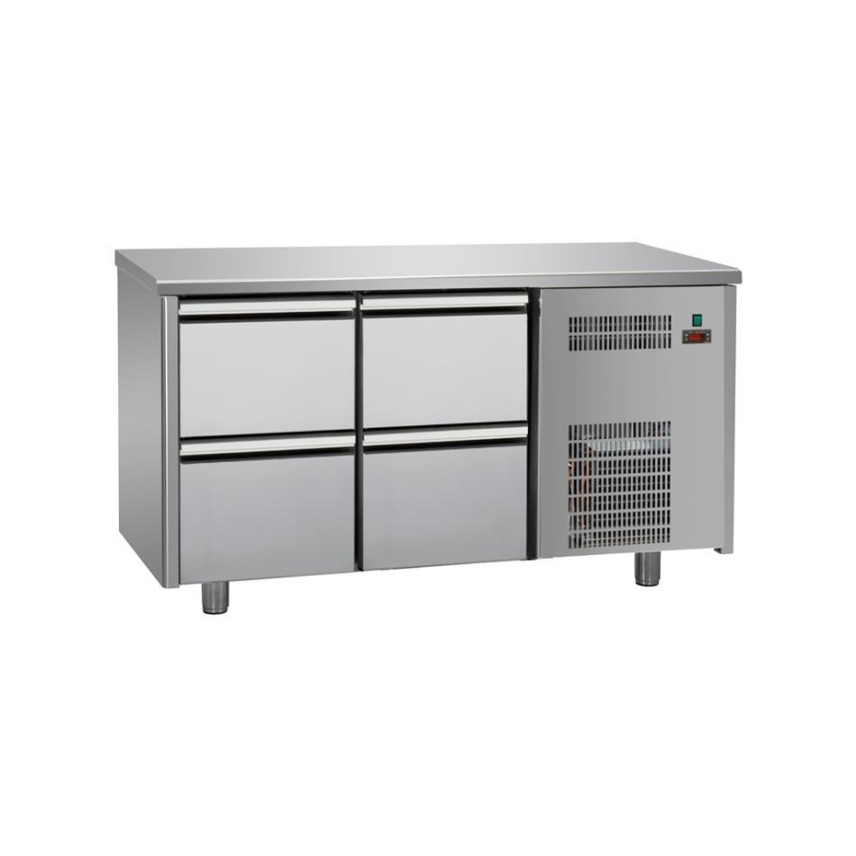 Etabli réfrigéré - 4 tiroirs - Tecnodom - TF02MIDGN-22